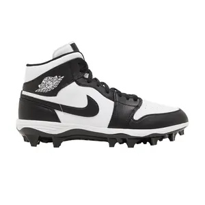 JORDAN 1 Mid Td Cleat - Black