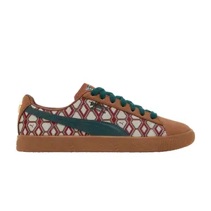 PUMA Dapper Dan X Clyde Vintage Sneakers - Brown