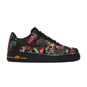 Nike Force 1 '07 Lv8 'floral Pack' Sneakers - Black