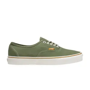 VANS Authentic Embroidered Check Loden Sneakers - Green