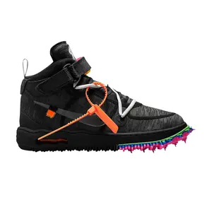 Nike Off-white X Air Force 1 Mid Sneakers - Black