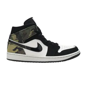 JORDAN 1 Mid Sneakers - Black