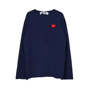 Play Comme Des Garcon V-neck Pullover Sweater