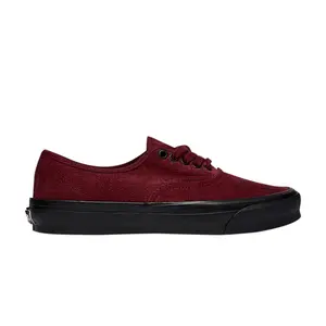 VANS Og Authentic Lx Leopard Pomegranate Velvet Sneakers - Red