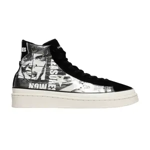 CONVERSE X Pleasures Pro Leather High-top Sneakers - Black