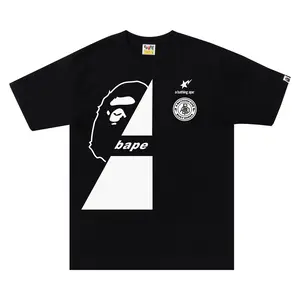 A BATHING APE Soccer #3 Tee - Black