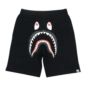 A BATHING APE Shark Sweatshorts - Black