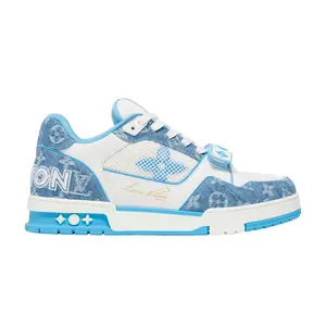 LOUIS VUITTON Trainer Low Velcro Strap Sneaker - White