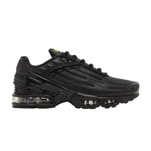Nike Air Max Plus 3 Leather Sneakers - Black