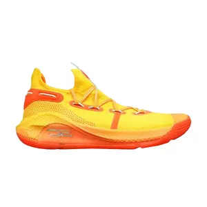 Under Armour Curry 6 'rep The Bay' Athletic Sneakers - Yellow