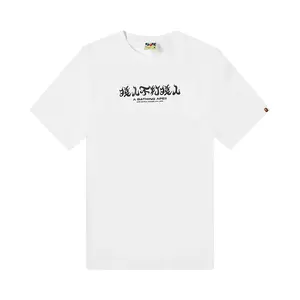 A BATHING APE Abc Camo Kanji Tee /pink - White