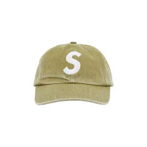 Supreme Supreme Pigment Canvas 6-Panel Cap With S Logo Green