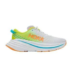 HOKA Bondi X Evening Primrose - White