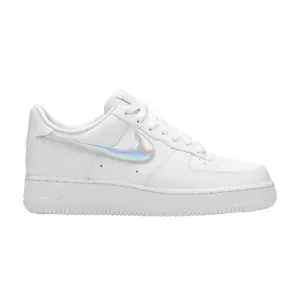 Nike Air Force 1 Low With Iridescent Swoosh - White