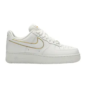 Nike Force 1 07 Ess 'metallic Gold' Sneakers - White