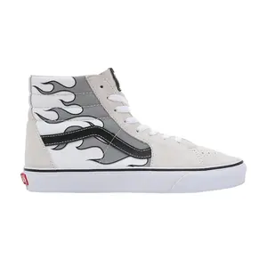 VANS Sk8-hi Reflective Flame Sneakers - Cream