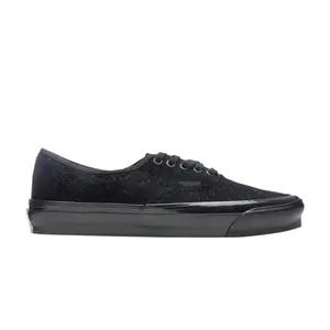 VANS Og Authentic Lx Velvet Embroidery Leopard Sneakers - Black