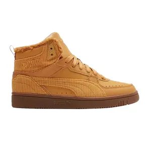 PUMA Rebound Joy Fur Corduroy Sneakers - Brown