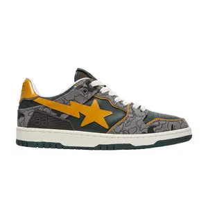 A BATHING APE Sk8 Sta Low Sneakers - Green