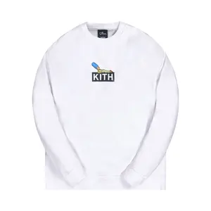 Kith For The Simpsons Marge Box Logo Crewneck - White
