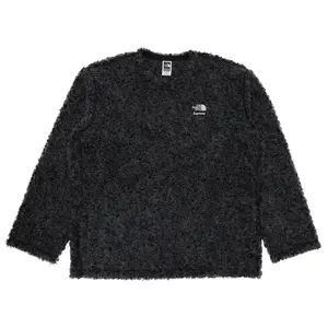 Supreme X The North Face High Pile Fleece Long-sleeve Top - Black