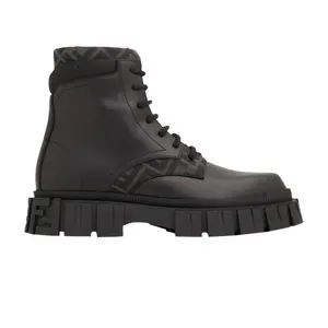 Fendi Force Lace-up Boots - Black