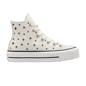 CONVERSE Chuck Taylor All Star Lift Platform High Embroidered Stars - Cream