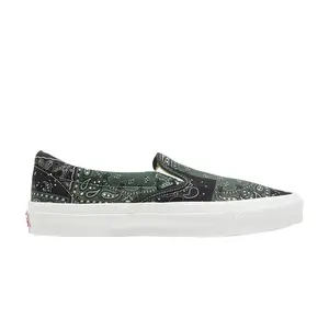 VANS Kith X Vault Og Classic Slip-on Lx 'bandana Scarab - Green