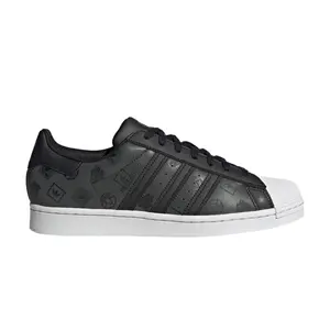 Adidas Superstar Monogram Sneakers - Black