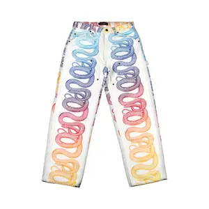 Supreme X Hysteric Glamour Snake Double Knee Painter Pant - White