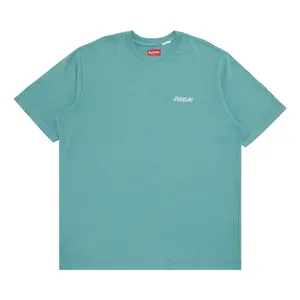 Supreme Washed Script Short-sleeve Top 'sage - Green