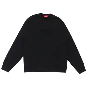 Supreme Cutout Logo Crewneck - Black