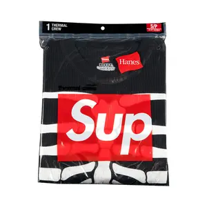 Supreme X Hanes Bones Thermal Crew - Black