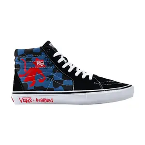 VANS Krooked X Skate Sk8-hi 'natas For Ray Barbee - Black