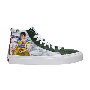 VANS Frida Kahlo X Og Sk8-hi Lx 'las Dos Fridas' High Top Sneakers - Green