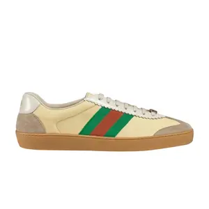 Gucci G74 Web Low Sneakers - Cream