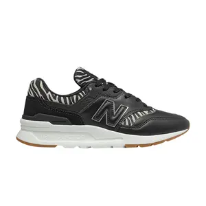 NEW BALANCE 997h Zebra Print Sneakers - Black