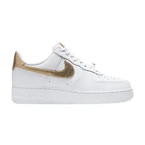 Nike Force 1 '07 Lv8 'gold Foil Swoosh' Sneakers - White