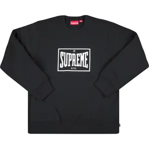 Supreme Warm Up Crewneck - Black