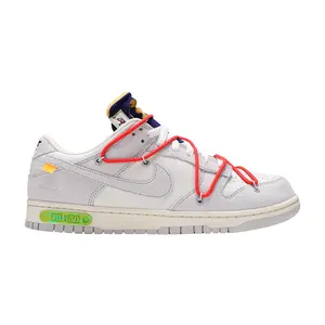 Nike Off- X Dunk Low 'lot Of 50' Sneakers - White