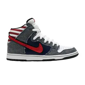 Nike Dunk High Premium Sb 'born In The Usa' Sneakers - White