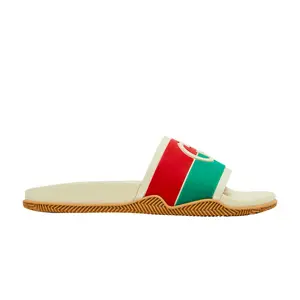 Gucci Interlocking G Slides - White