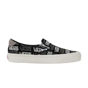 VANS Slip-on 59 Lx Logo Checkerboard - Black