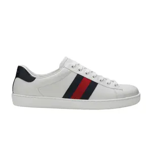 Gucci Ace Leather Sneakers - White