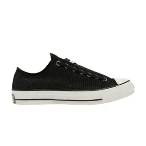 CONVERSE Chuck 70 Zip Low Embossed Suede Sneakers