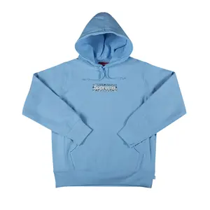 Supreme Bandana Box Logo Hooded Sweatshirt - Blue