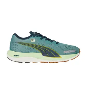 PUMA First Mile X Wmns Velocity Nitro 2 'adriatic Fresh Pear - Blue