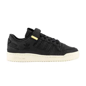 Adidas Forum 84 Low 'croc Skin' Sneakers - Black