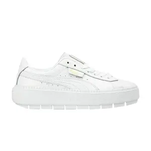PUMA Platform Trace Ostrich Sneakers - White