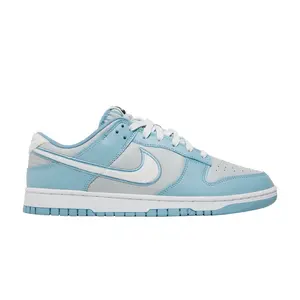 Nike Dunk Low Fleece Swoosh Sneakers - Grey